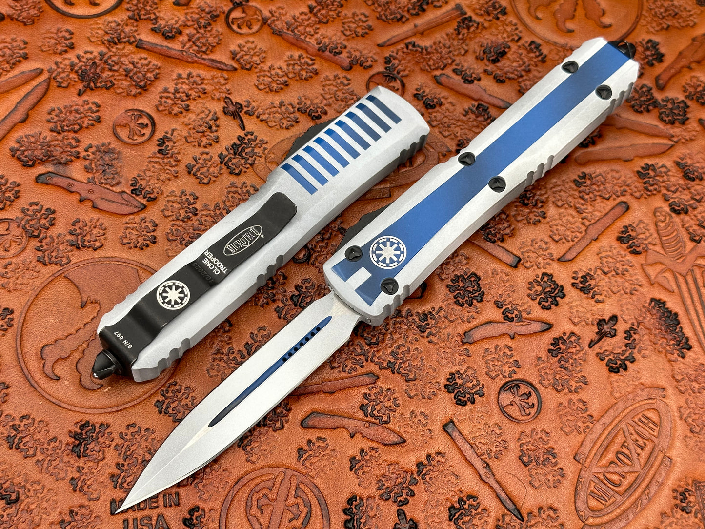 Microtech Knives Ultratech Clone Trooper Double Edge 122-1CO – Tristar Edge