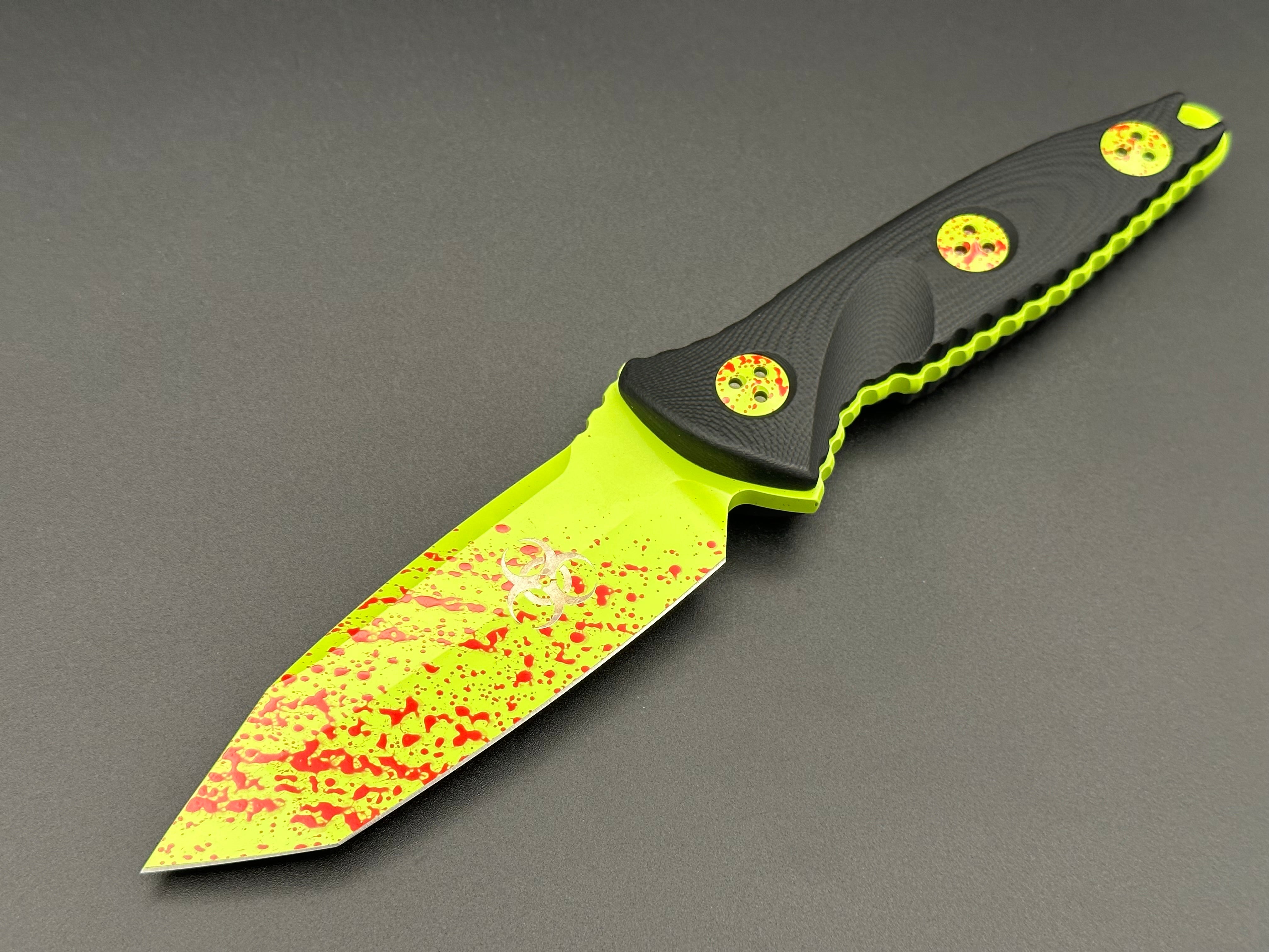 Socom Alpha Mini Tanto Zombie Tech 114M-1Z – Tristar Edge